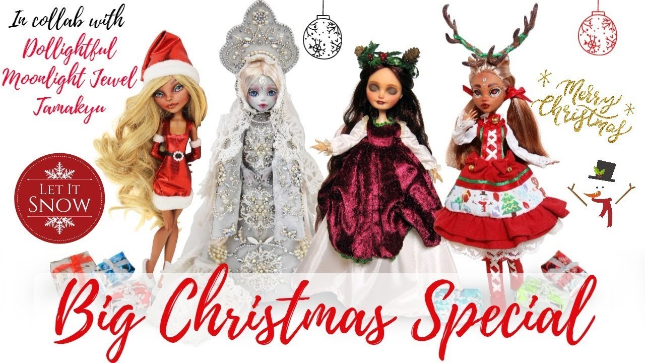 Christmas Special Monster High Doll Repaint / In Collab with ...