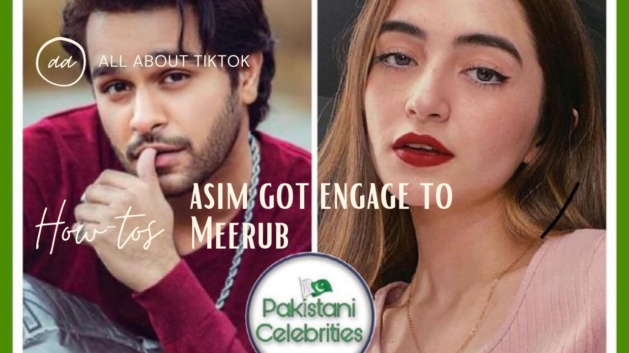 Asim Azhar got engaged to fashion model Meerub! | Asim and meerub ...