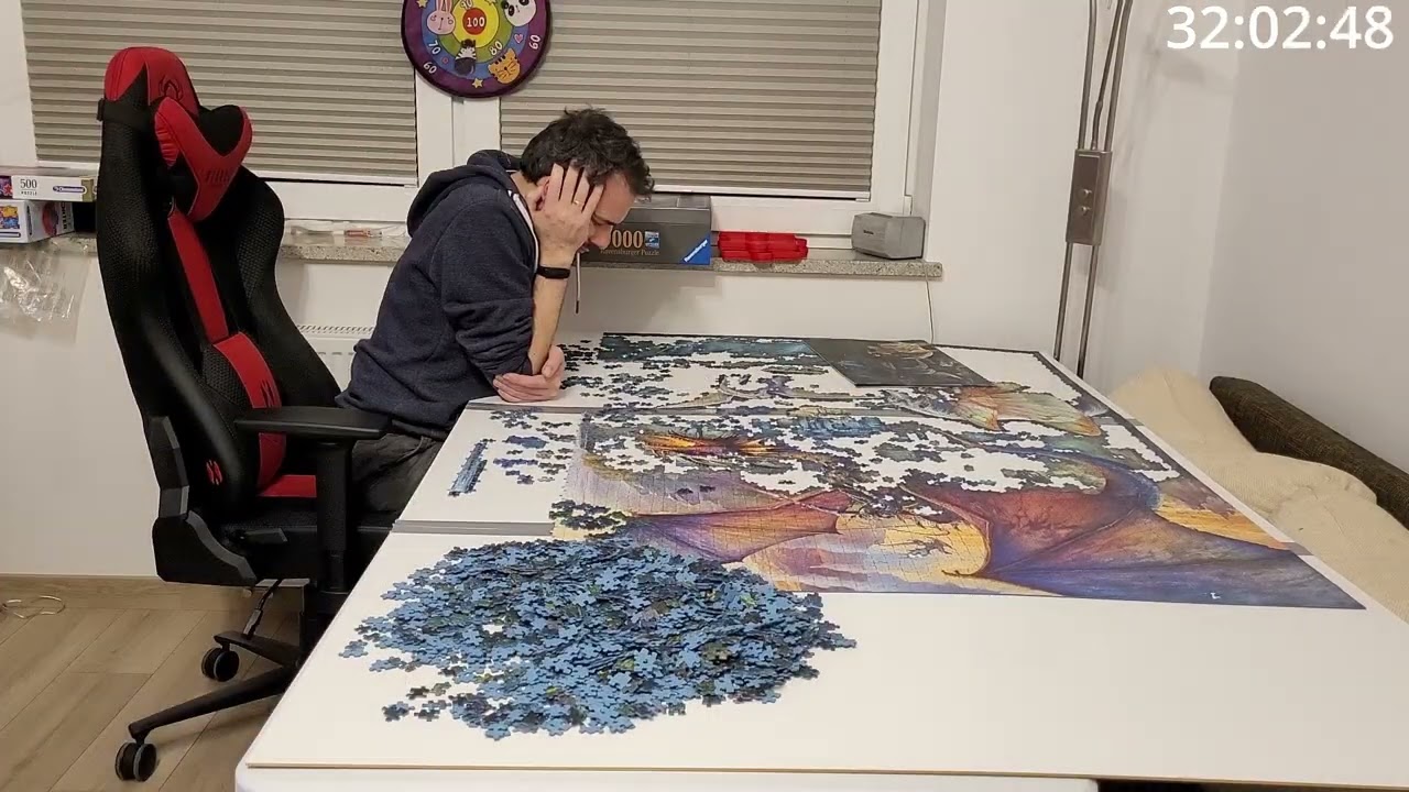 Puzzle Ravensburger 9000, Magical Dragon Forest, Part 1 Of 2 - YouTube