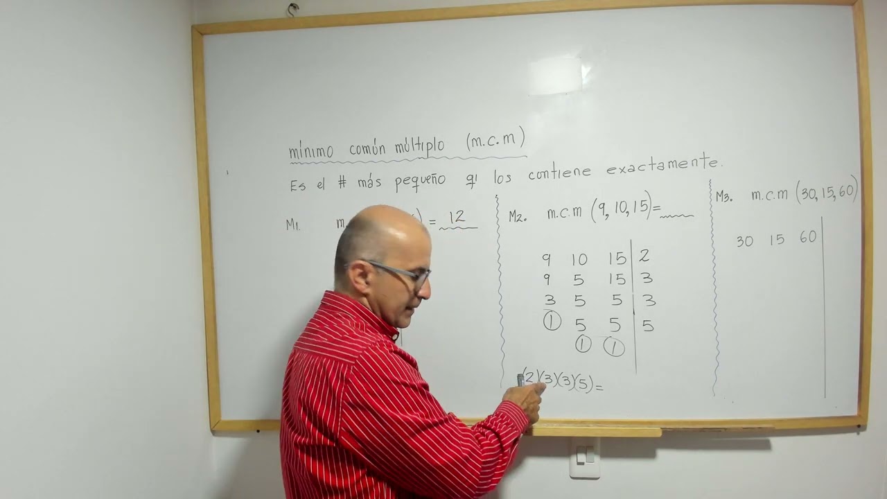 Mínimo común múltiplo (m.c.m). - YouTube