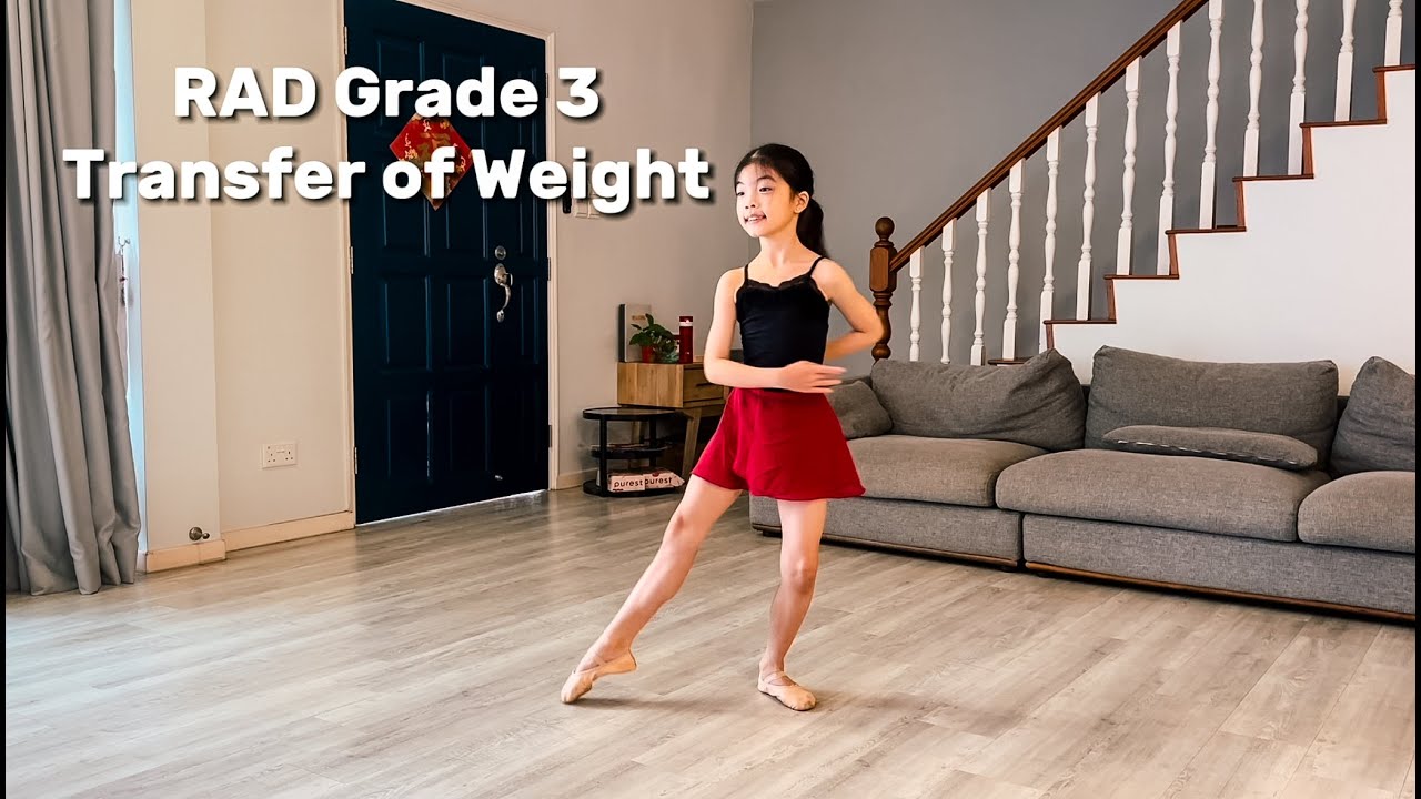 RAD Grade 3 Ballet - Transfer of Weight - YouTube