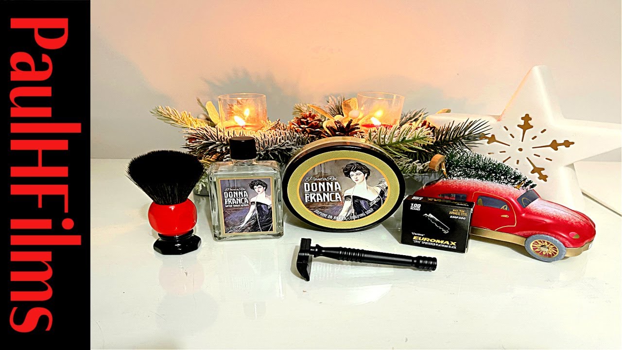 Razorock Eco SE Razor | Panta Rei Donna Franca Shaving Soap - YouTube