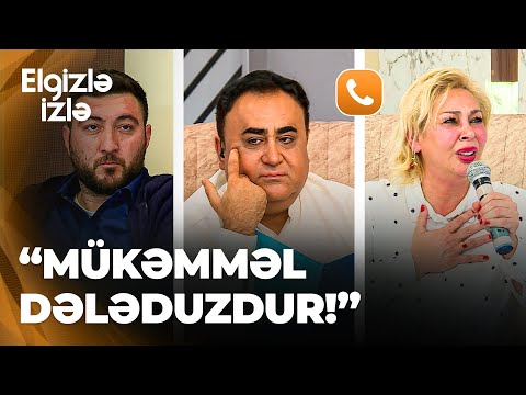 Elgizlə izlə - Kübra Əliyeva telefon xəttində - Tural qadının saflığından istifadə edib!