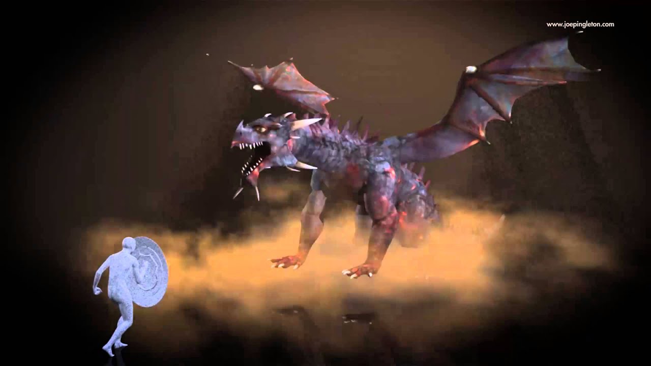 Dragon Fire Test Animation - YouTube