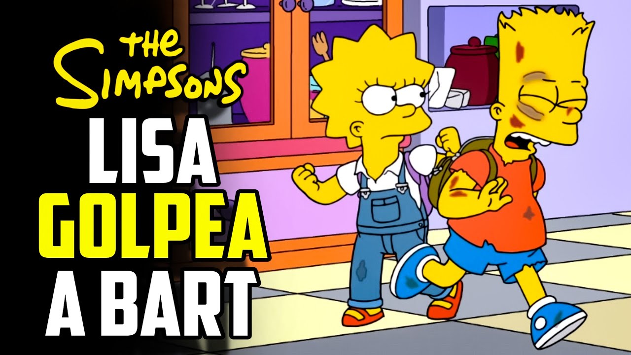 Los Simpson: Lisa GOLPEA a Bart - YouTube