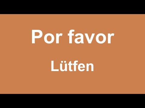 İspanyolca Yeni Başlayanlar İçin 50 Önemli Kelime.