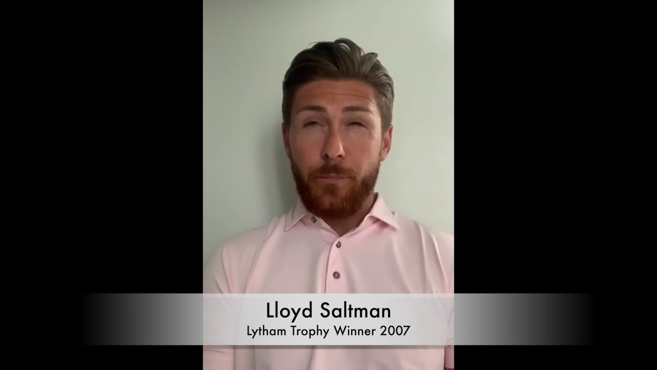 Lytham Trophy Winners Words - Lloyd Saltman - YouTube