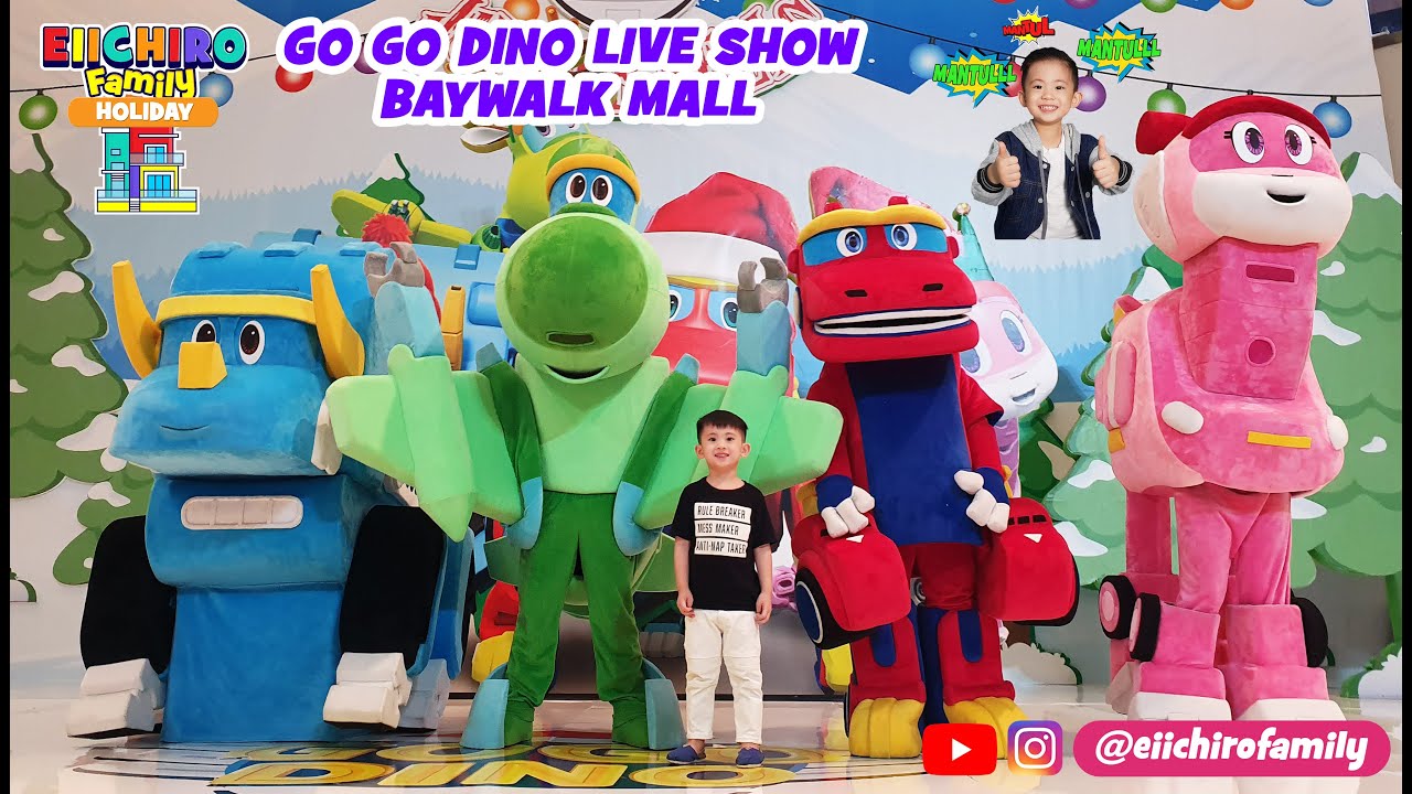 Go Go Dino Live Show di Baywalk Mall Pluit Jakarta REX VIKI TOMO PING ...