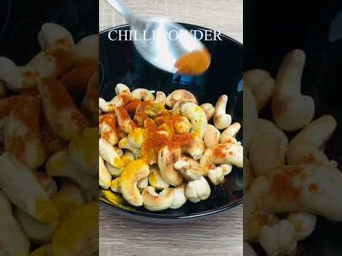 Spicy and sour cashew nuts recipe!#cashew#nuts#recipe#short#shortviedo#viralvideo#viralshort