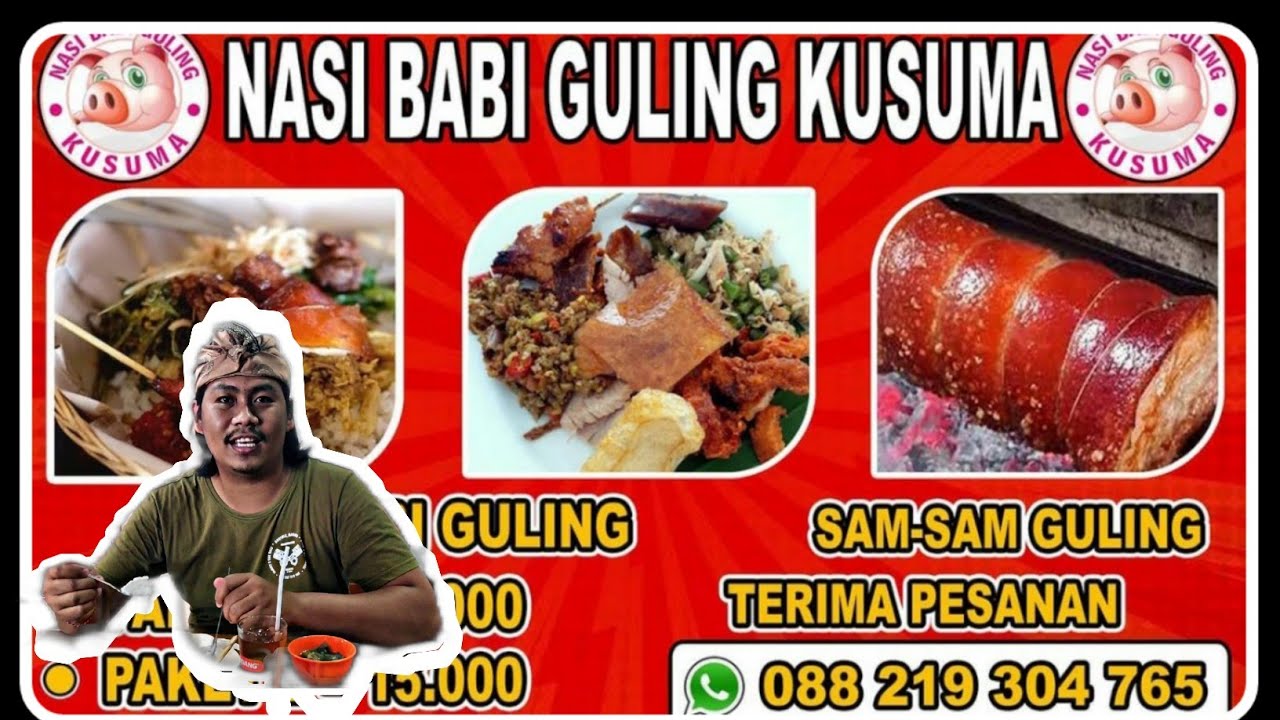 NASI BABI GULING KUSUMA - YouTube