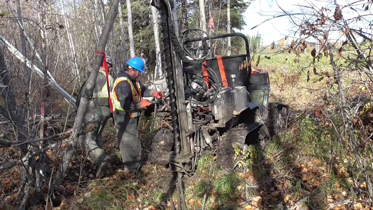 All Terrain Track Drill in action October 2016 Hobo Exploration - YouTube