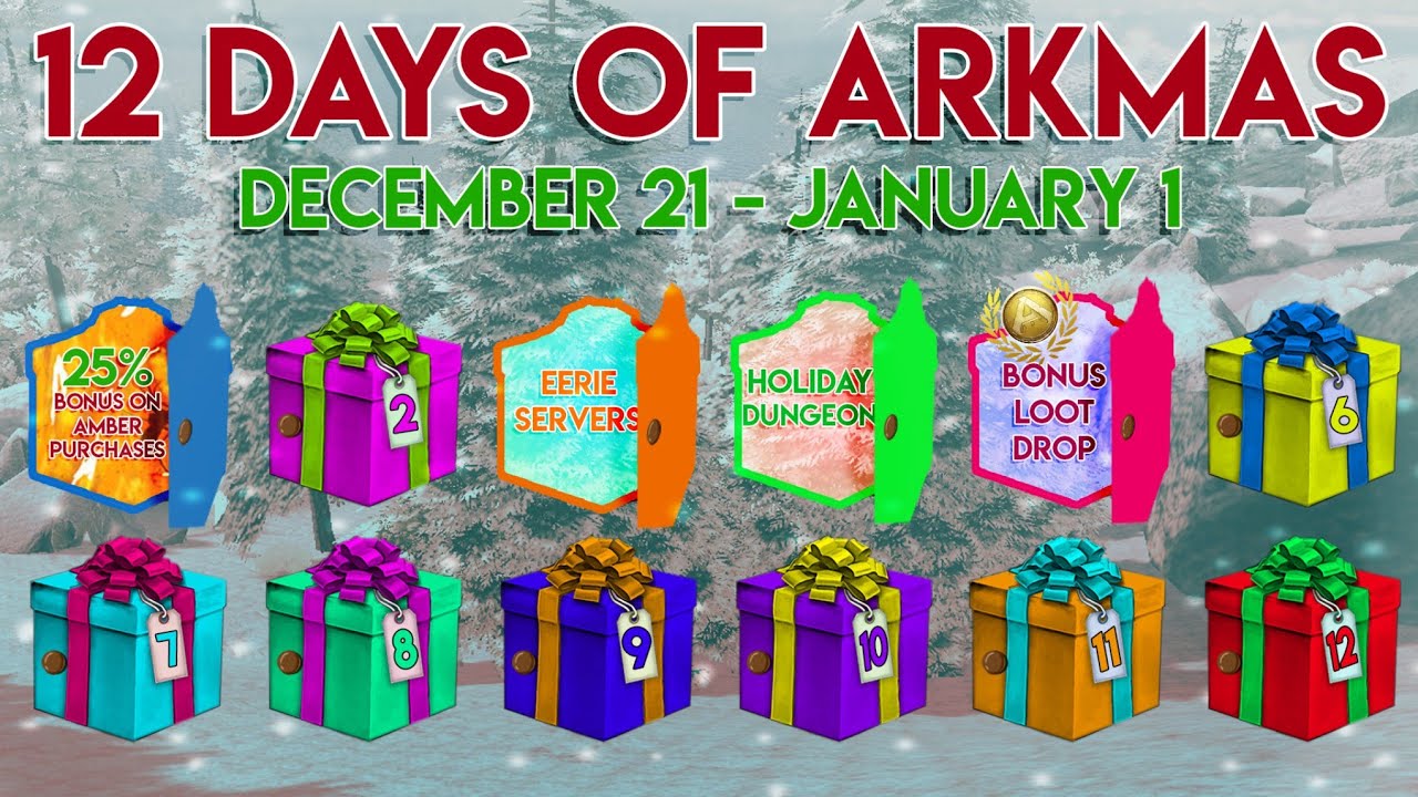 12 DAYS OF ARKMAS - ARK MOBILE CHRISTMAS EVENT! - YouTube