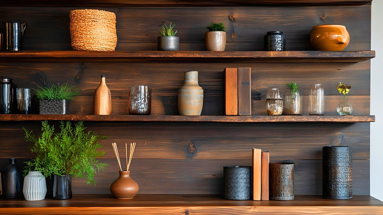 Stylish and Functional: Beautiful Rustic Modern Shelves to Elevate Your ...