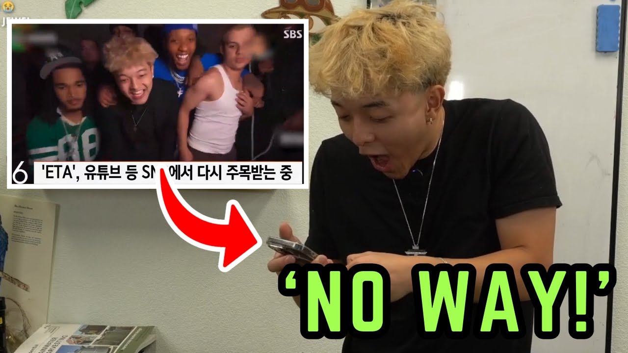 Jason Reacts To Him On Korean News For His ETA Clip - YouTube