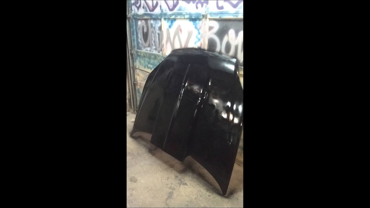 Custom cowl hood 08 impala - YouTube
