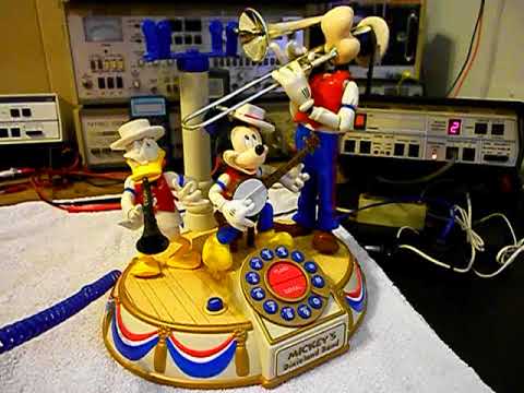 Disney Mickey's Dixieland Band Animated Telephone Repair www.A1 ...