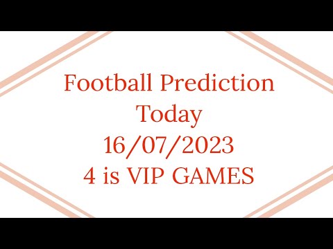 Football betting tips today | football prediction Today - YouTube