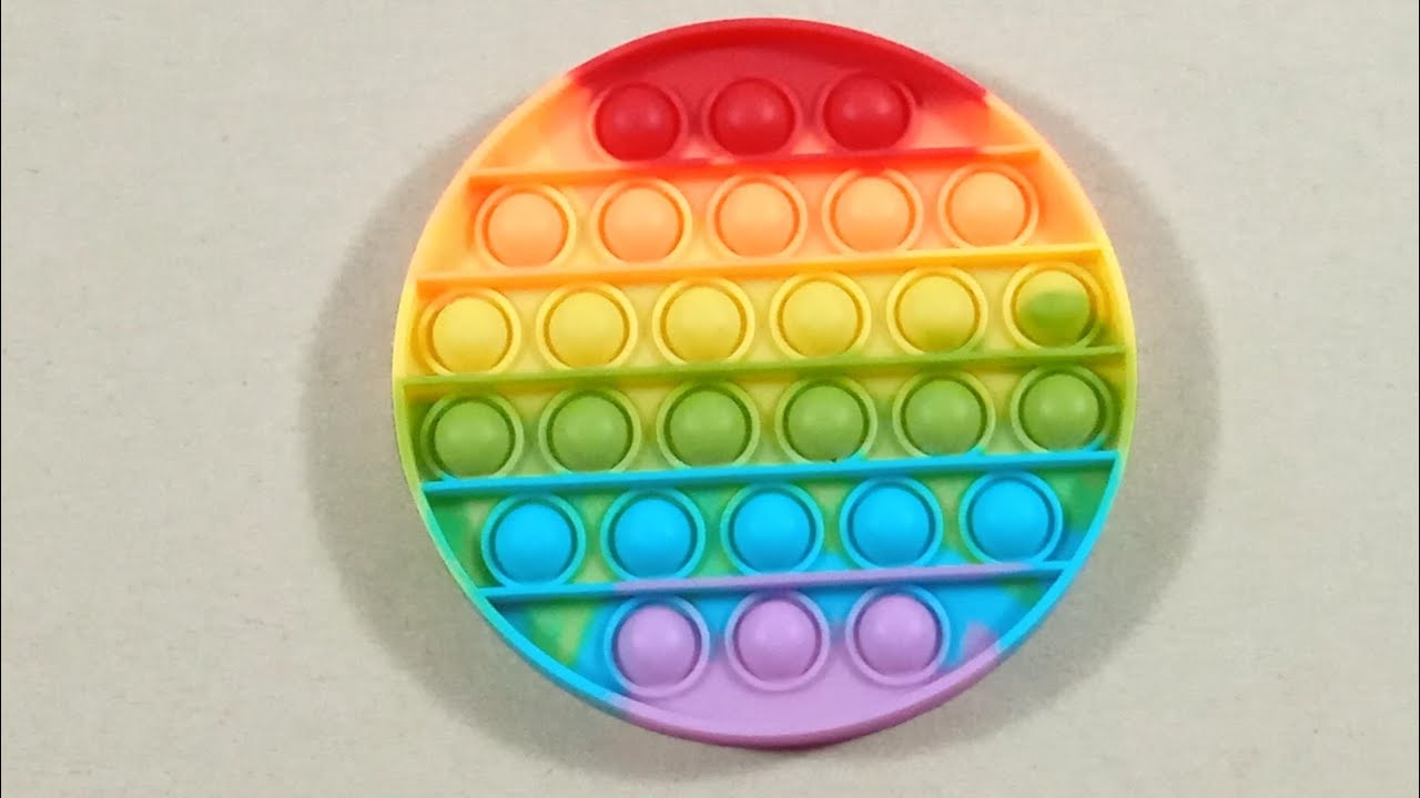pop it fidget toy round shape.#satisfying - YouTube
