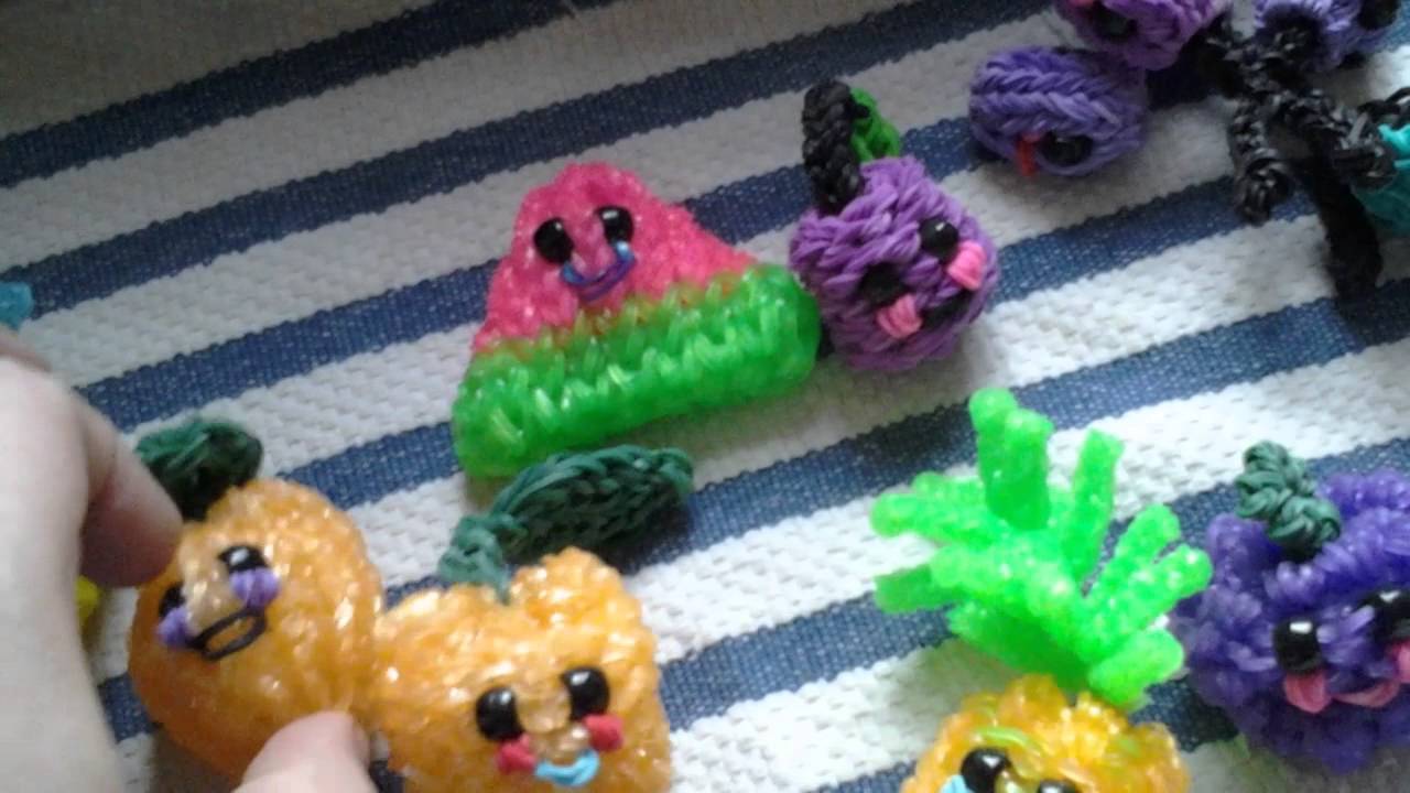 Rainbow Loom My Happy Food vid 4 - YouTube