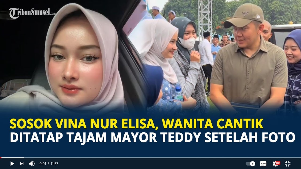 Sosok Vina Nur Elisa, Wanita Cantik Ditatap Tajam Mayor Teddy, Pacarnya Polisi - YouTube