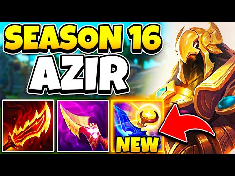 Azir Has a New Build In Season 16 and It's BROKEN... (NEW ITEMS)