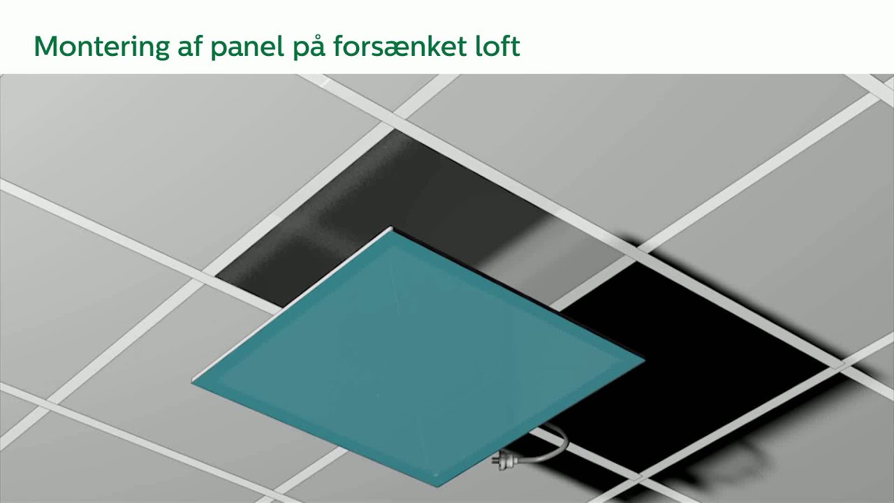 Philips CoreLine Panel Installationsvideo - YouTube