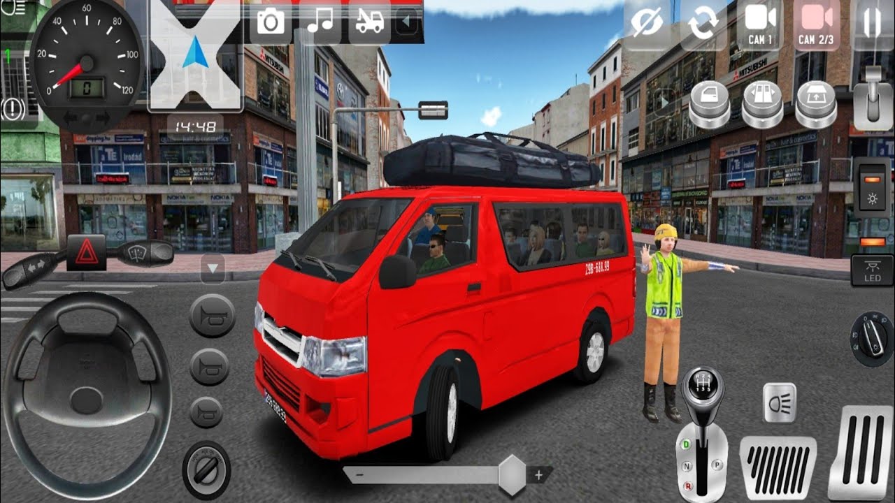 Toyota Hiace Driving Simulator - Minibus Simulator 🚐 - Bus Game Android ...