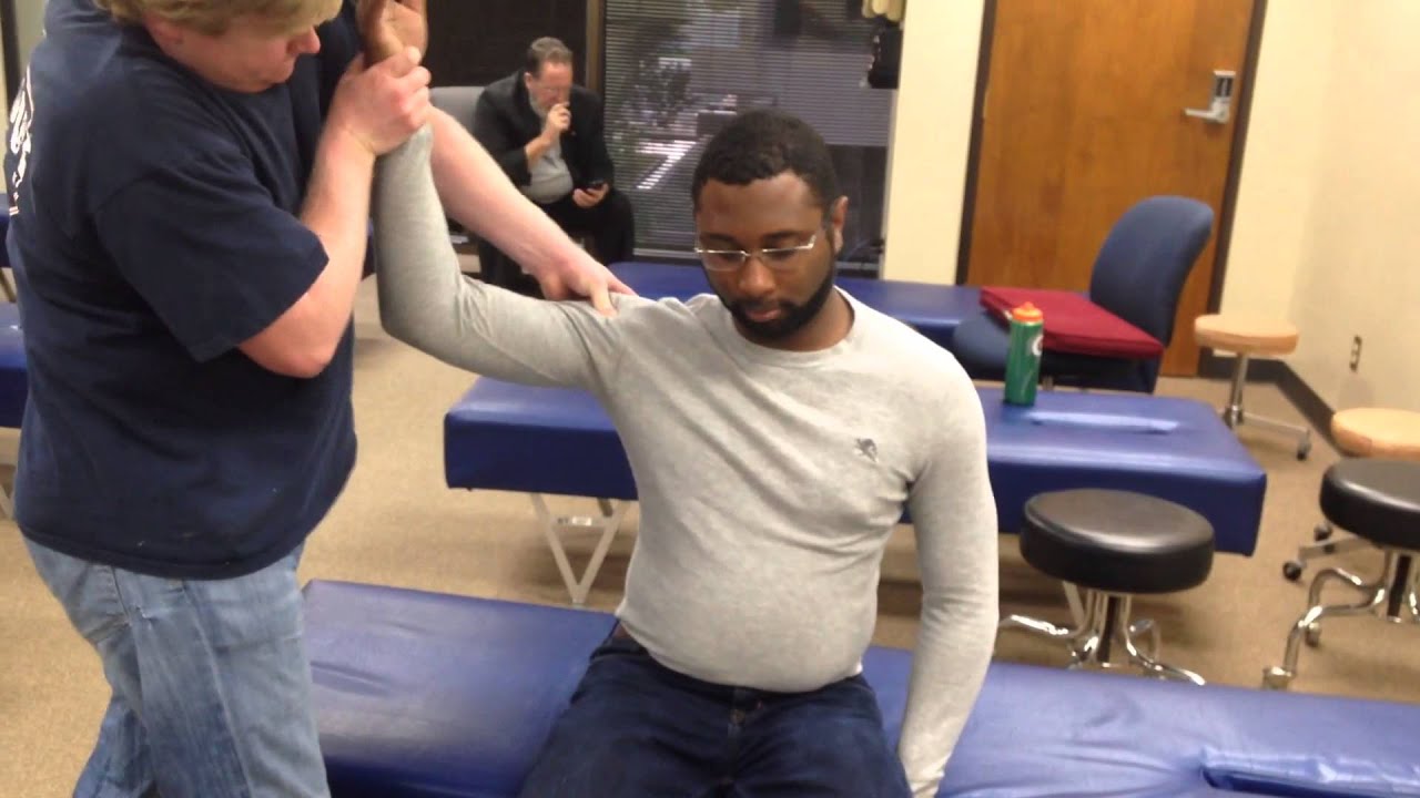 Biceps tendon muscle test and adjustment - YouTube