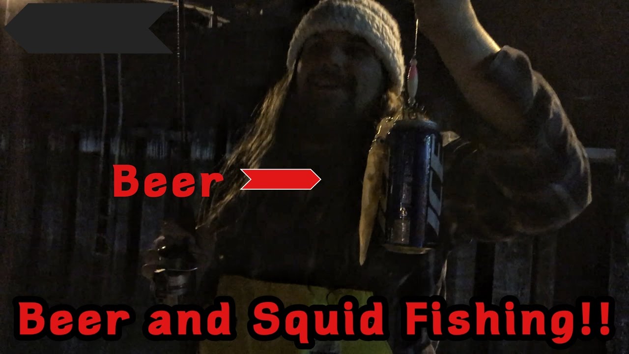 Vlog #1 | He Caught Beer and Squid!! PNW Squid Fishing - YouTube