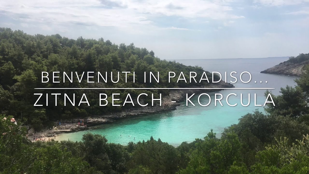 Zitna beach - isola di Korcula- Croazia - YouTube