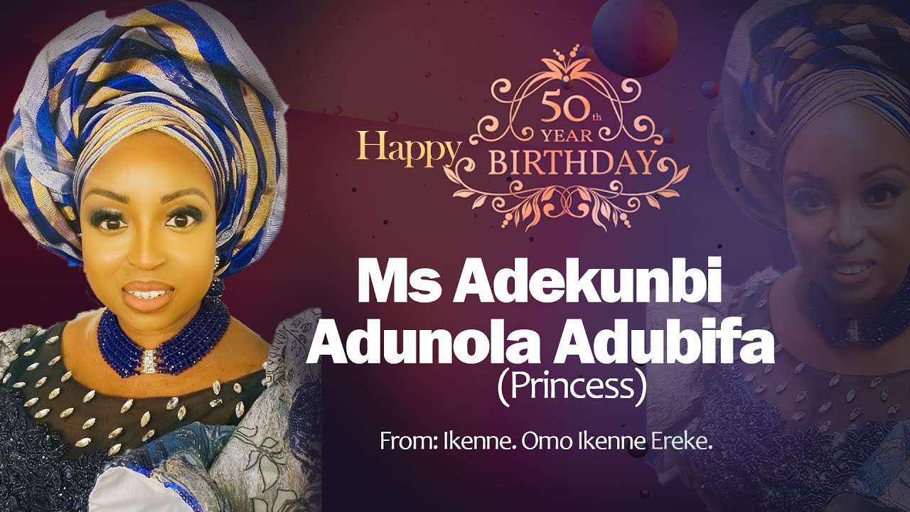 PSALMOS Ministration @ Ms Adekunbi Adunola Adubifa (Princess) 50th ...
