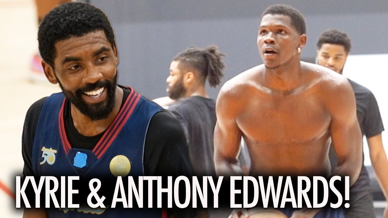 Kyrie Irving & Anthony Edwards can't be guarded in NBA Pro runs! - YouTube