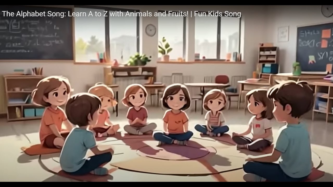 The Alphabet Song: Learn A to Z with Animals and Fruits! | Fun Kids ...