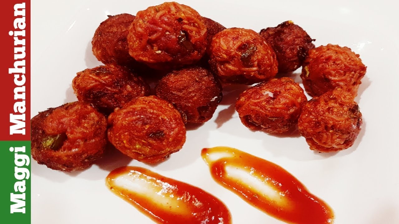 How to make Maggi Manchurian | Magge pakoda Recipe in Hindi | मैगी ...
