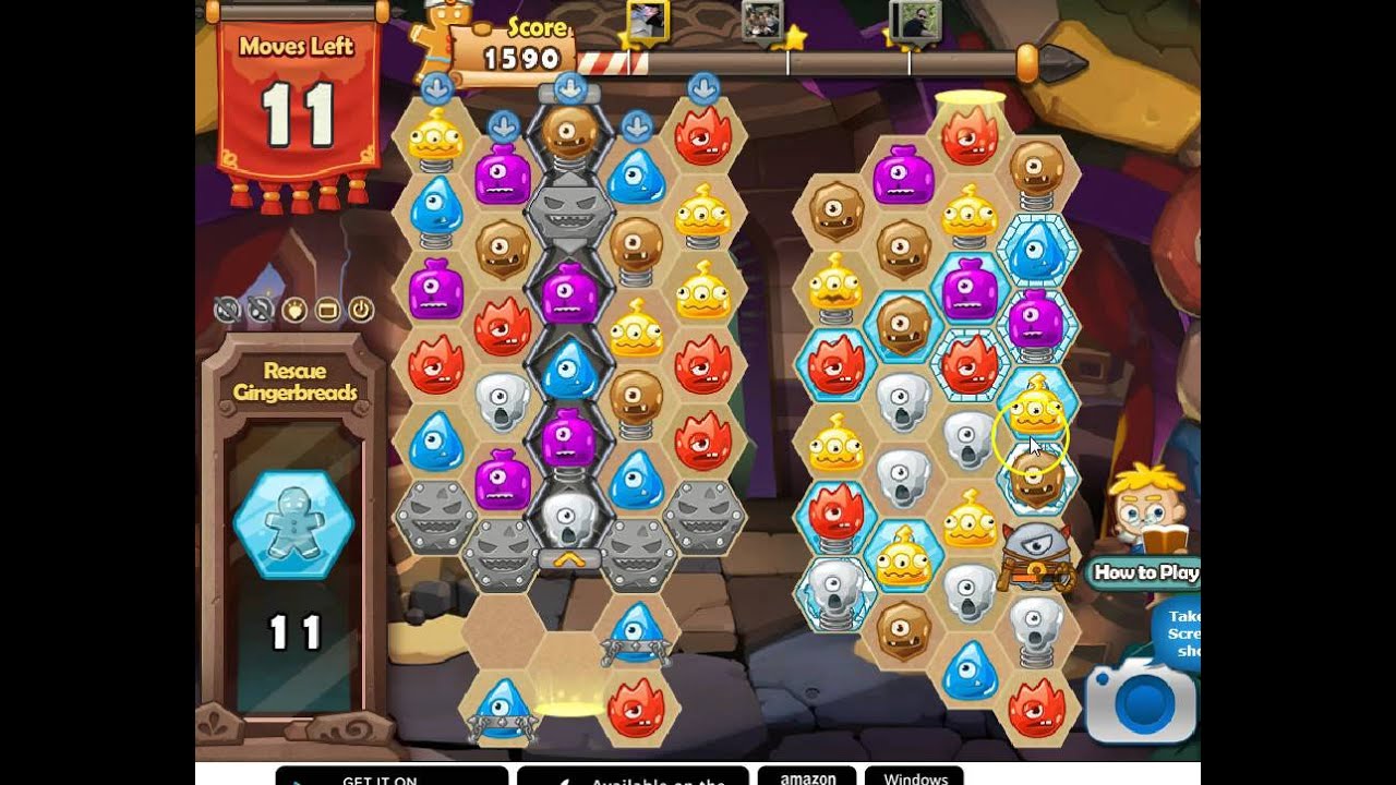 Monster Busters Hexa Blast Stage 764 - YouTube