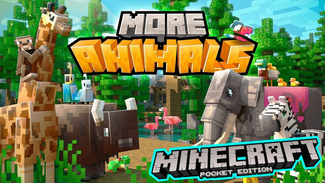 Animals Mod For Minecraft Pe - YouTube