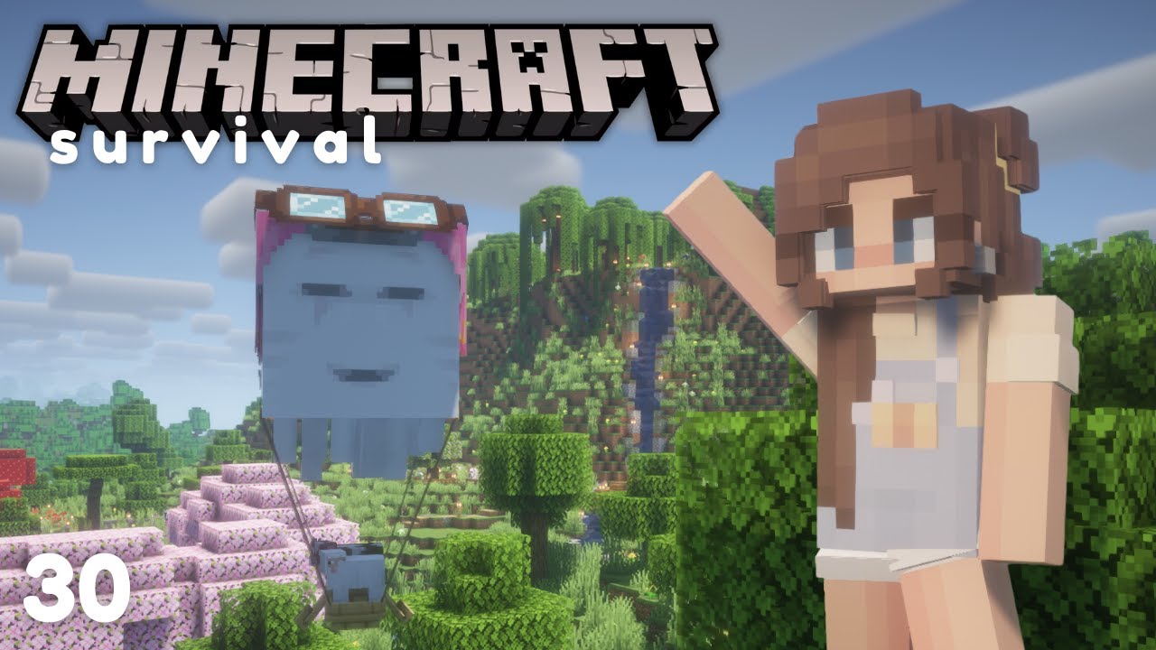 saving a happy ghast from the nether! 1.21.6 update! | Minecraft ...