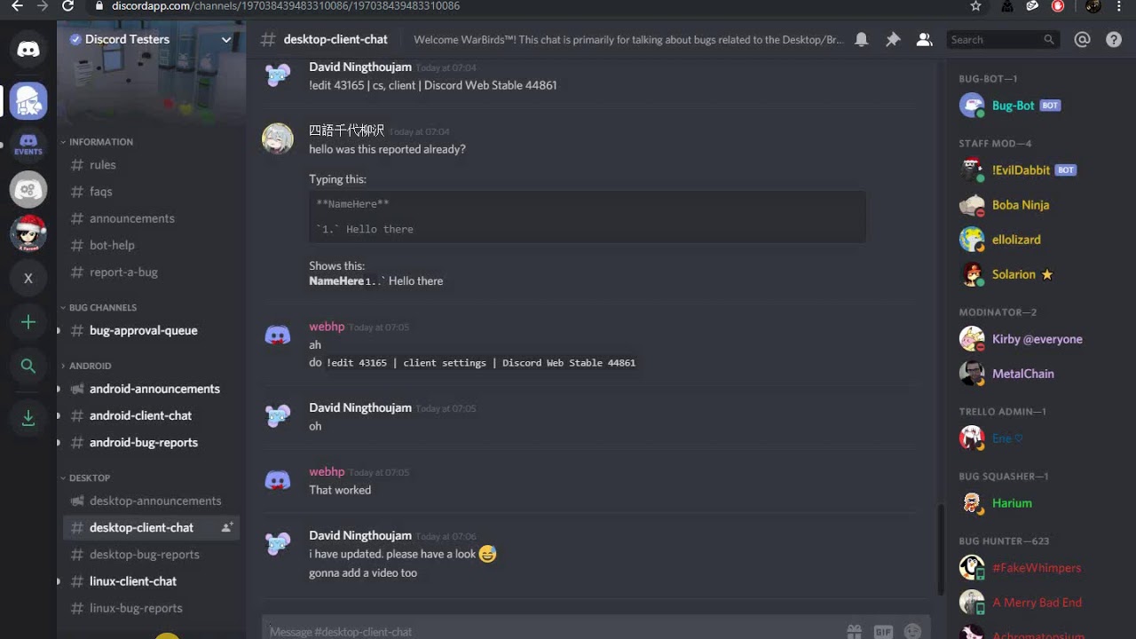 discord bug~1 - YouTube