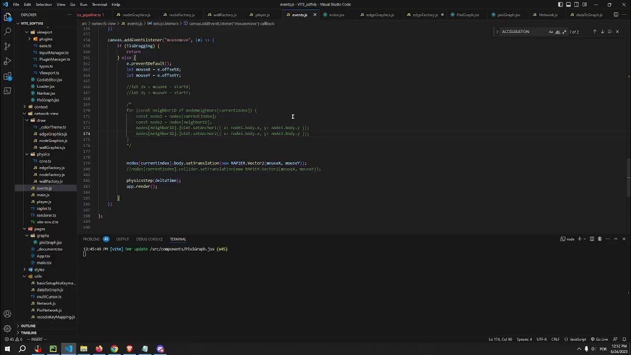 Rapier JS | Pixi-viewport | drag - YouTube