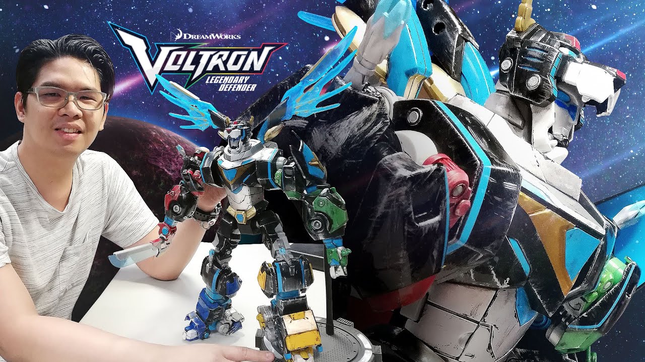 FORMING VOLTRON! COMPLETE!!! (LEGENDARY DEFENDER) BATTLE DAMAGE CUSTOM ...