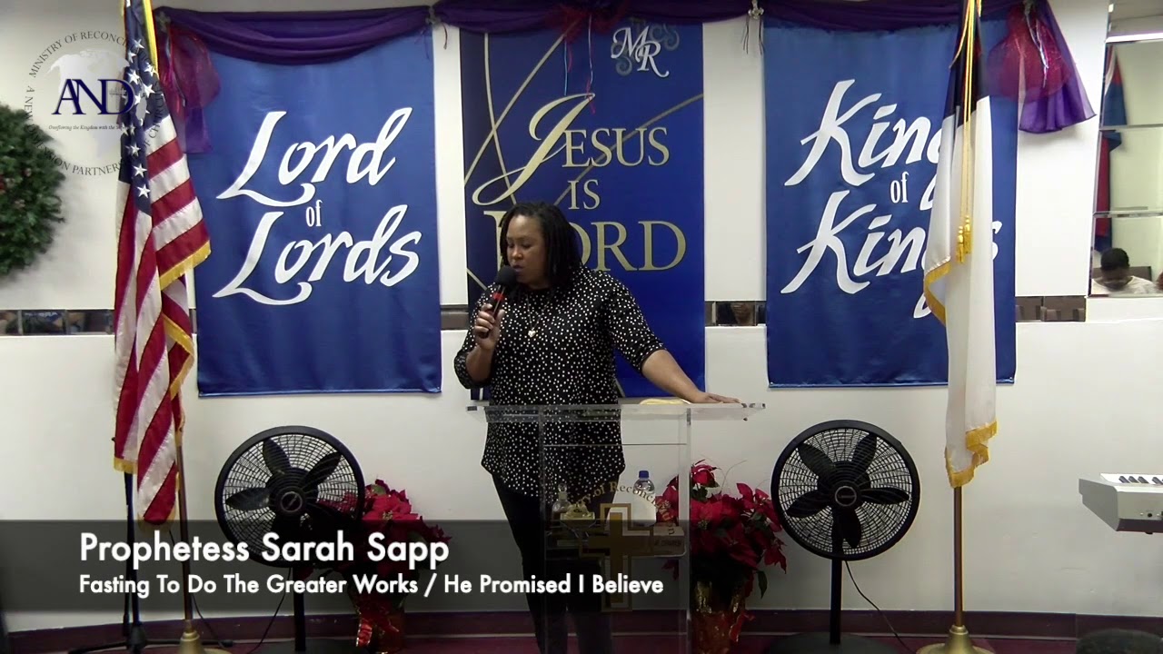 Prophetess Sarah Sapp - YouTube