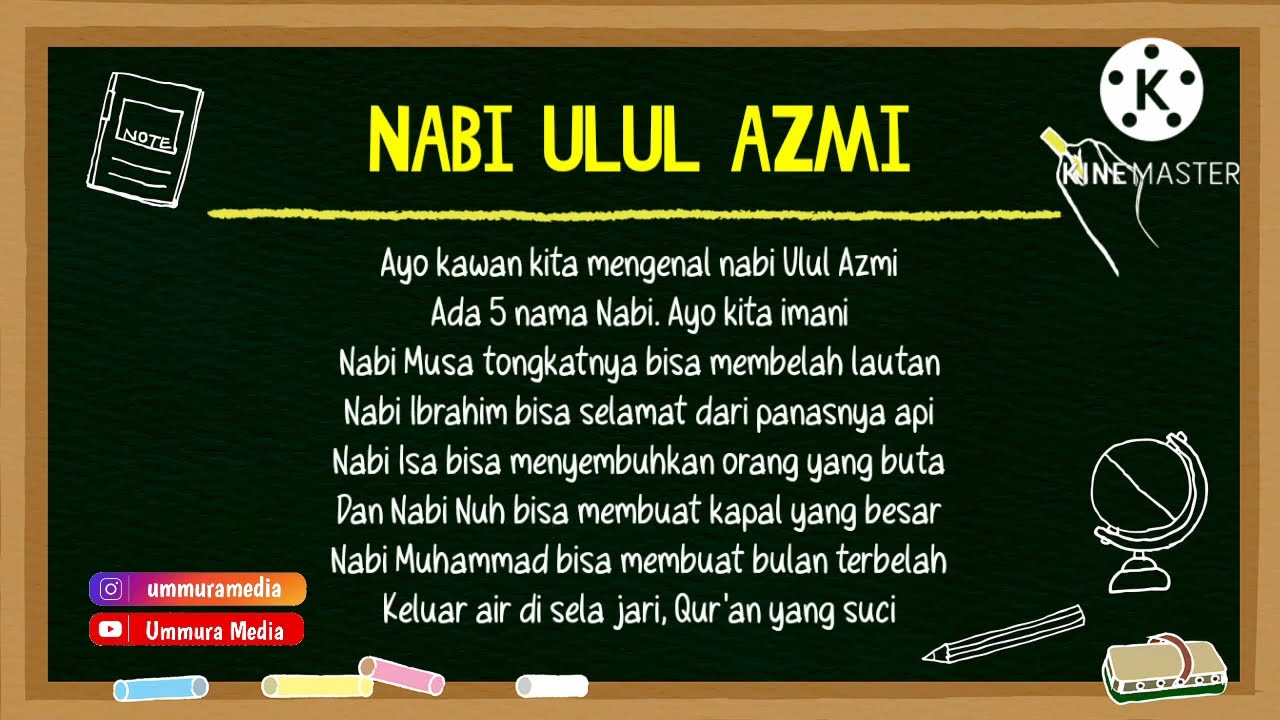 Lagu PAUD Islami - NABI ULUL AZMI - YouTube