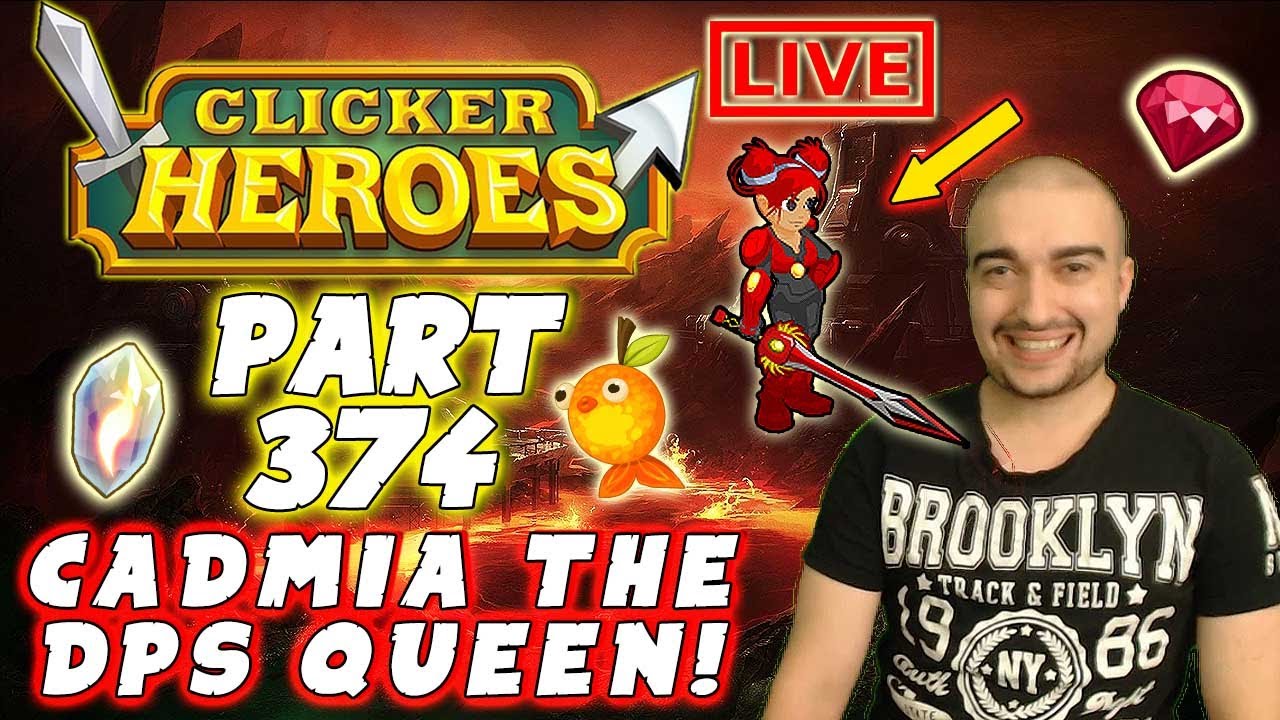 Clicker Heroes Walkthrough Guide: Pt 374 - CADMIA THE DPS QUEEN! - PC ...