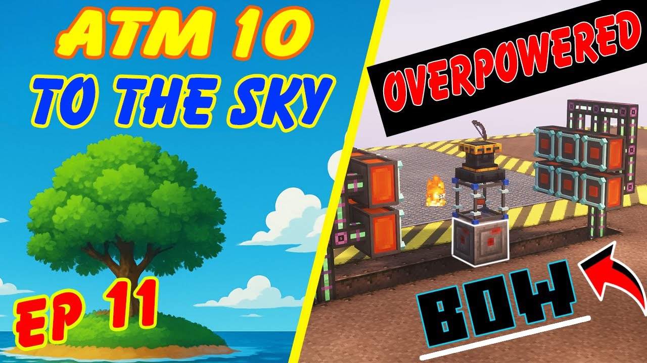 ATM 10 To The Sky Ep.11 – OP Draconic Evolution Bow & Wireless Power ...