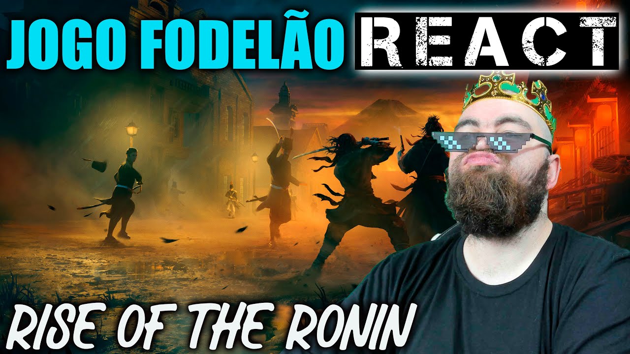 REACT LUCAS JOGANDO RISE OF THE RONIN - YouTube
