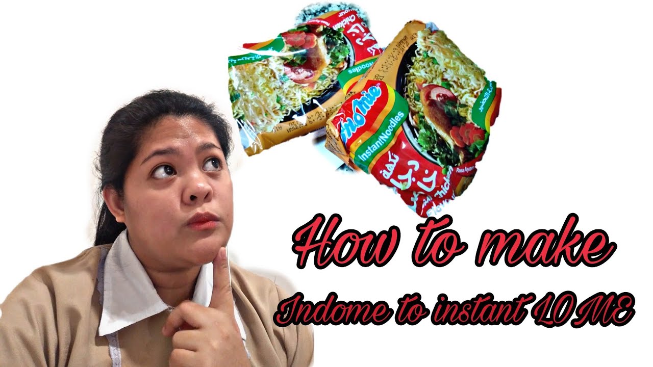 How to make indome into instant "LOME" - YouTube