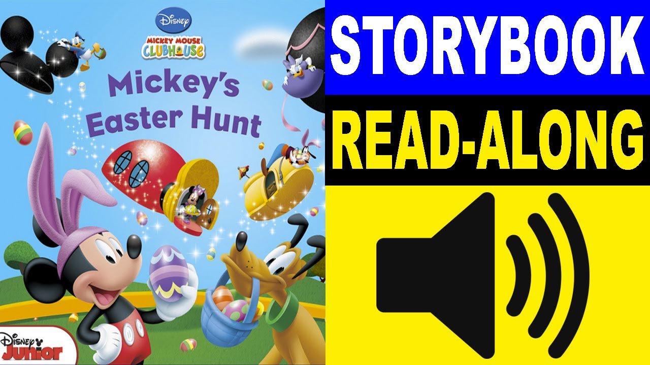 Mickey Mouse Clubhouse Read Along Story book | Mickey's Easter Hunt ...