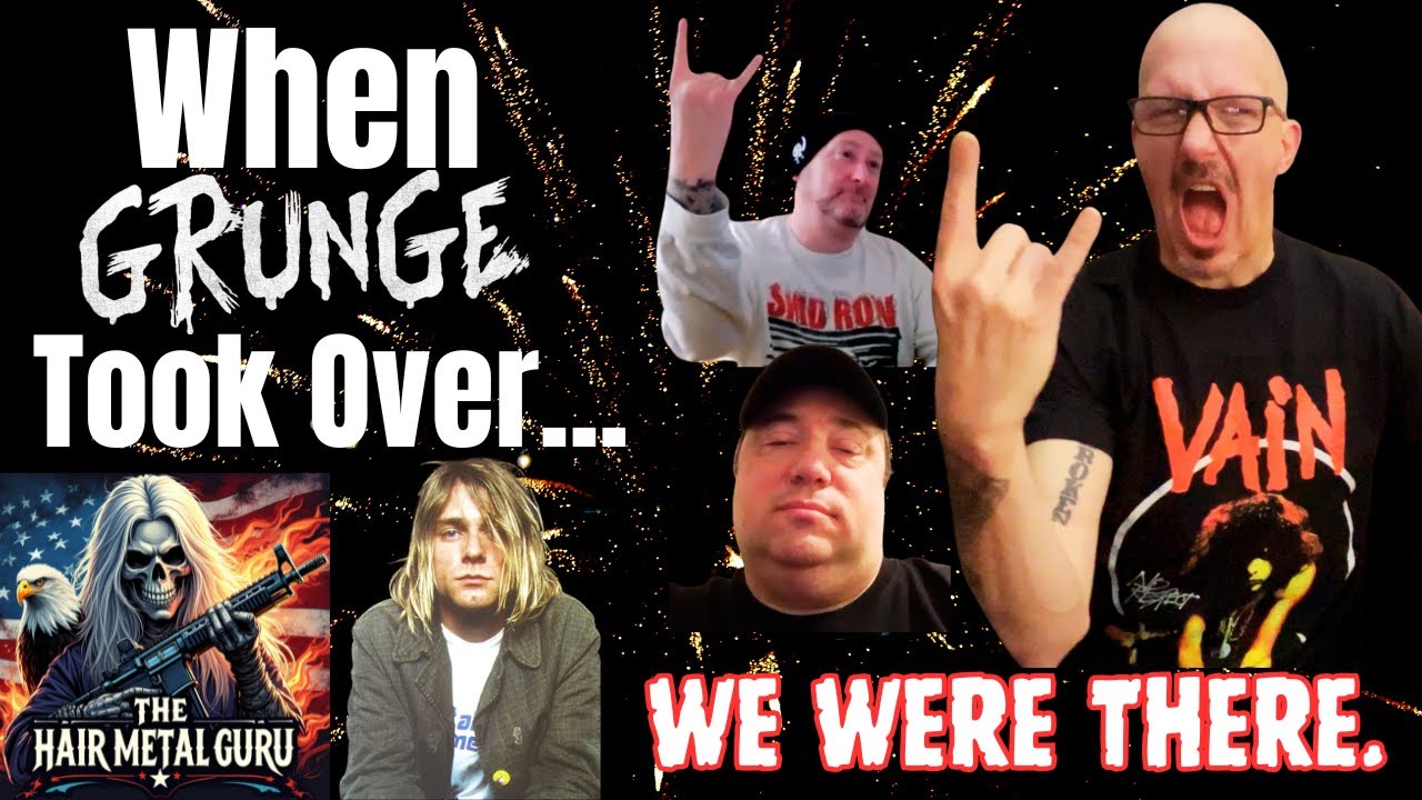 Grunge vs. Hair Metal: Watching My Music Die - YouTube