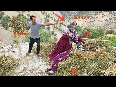 Tension in the family, the second lady attacked the sick first lady.....