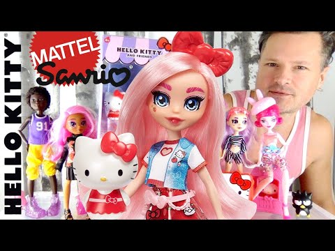 MATTEL HELLO KITTY & FRIENDS HELLO KITTY FIGURE & ECLAIR DOLL UNBOXING REVIEW COMPARISON 2021 SANRIO